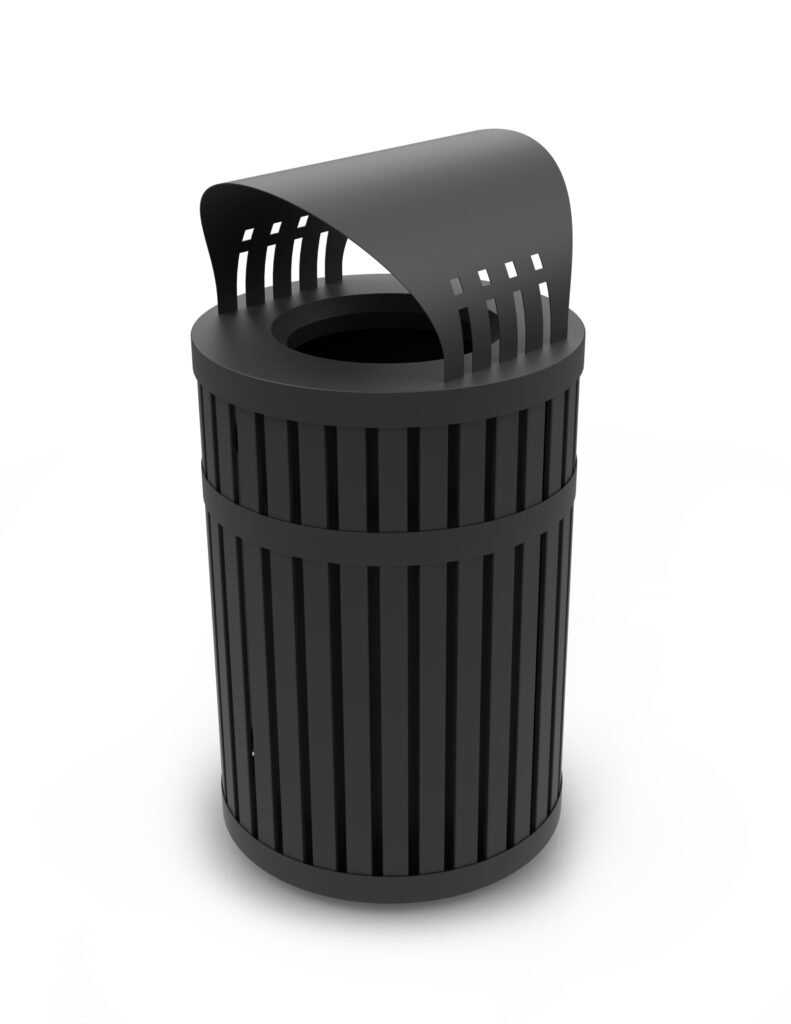 Waste Container with Canopy Top -ArchTec Parkview3 45-Gallon