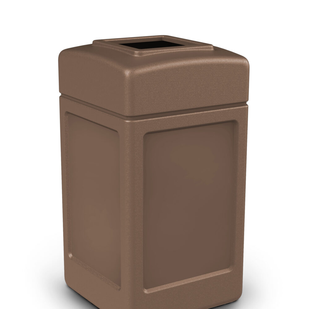 Square Waste Container with Open Top