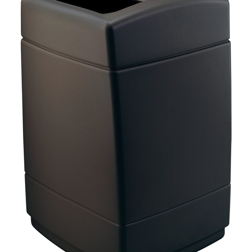 Square Waste Container with Open Top