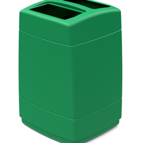 Square Waste Container with Open Top