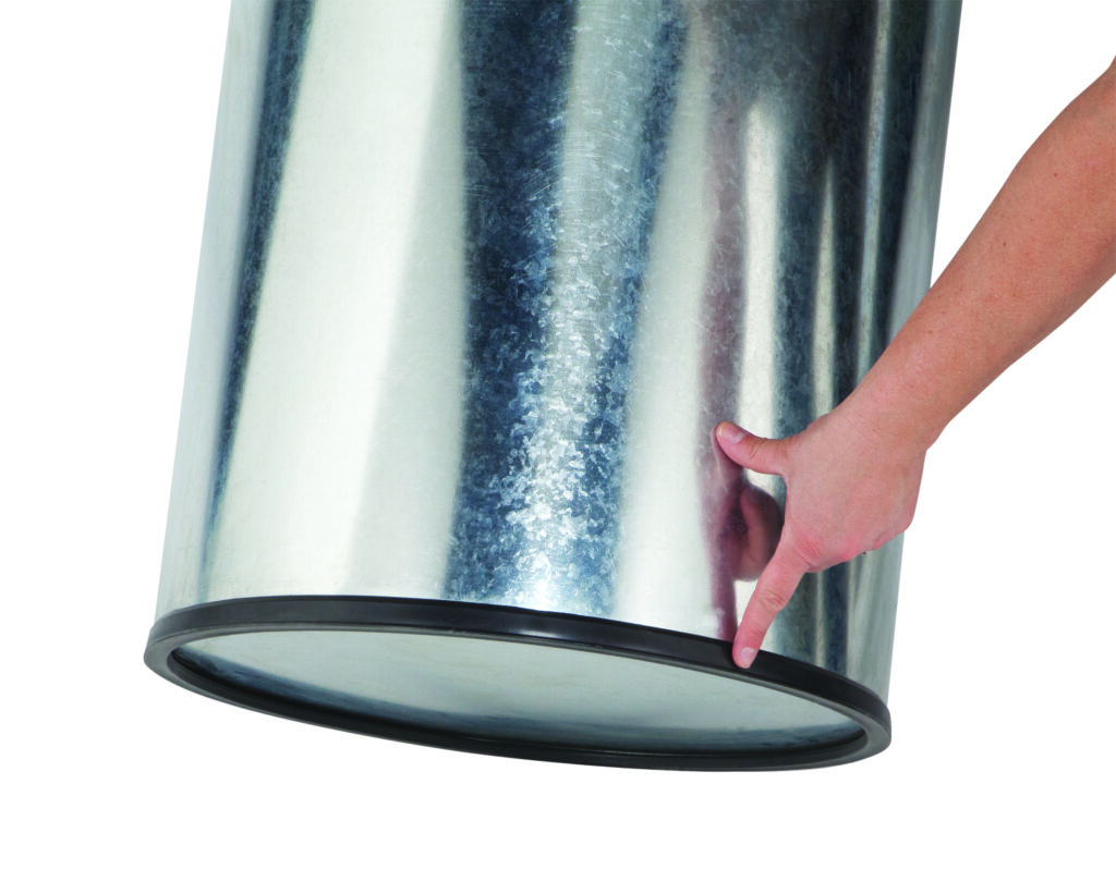 Stainless Steel Waste Container - Leafview1 40 Gallon