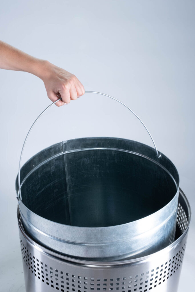 Open-Top Waste Container - Imprinted 45 Gallon