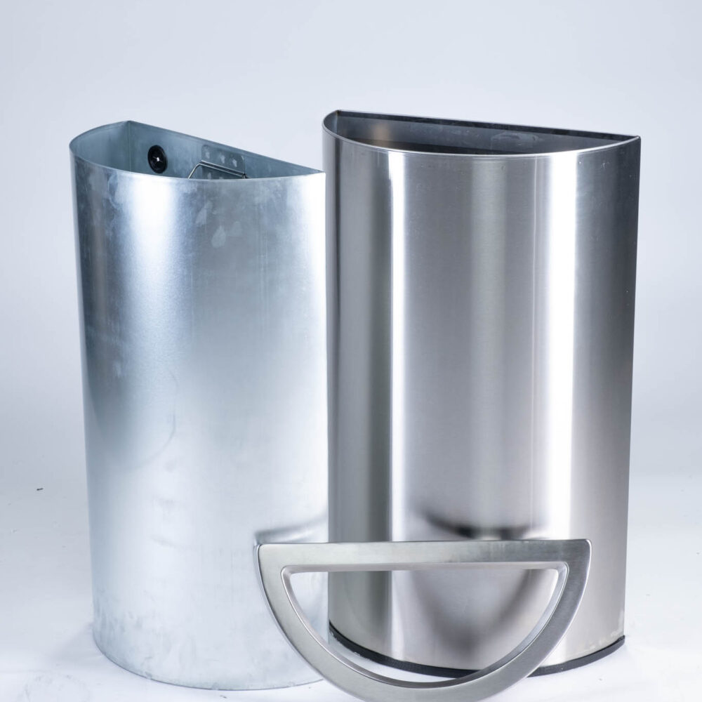 Waste Container - Half Moon 15 Gallon